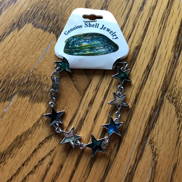 Jewelry | Starshaped Paua Shell Bracelet | Poshmark